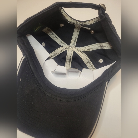Cabela's | Accessories | Cabelas Signature Logo Hat Black With White ...